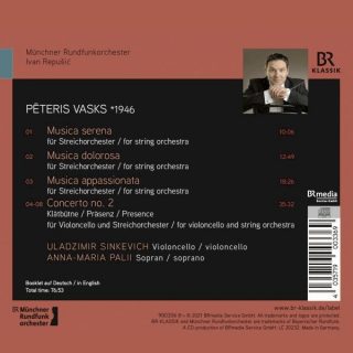 Ivan Repušić - PĒTERIS VASKS: WORKS FOR STRING ORCHESTRA – CELLO CONCERTO